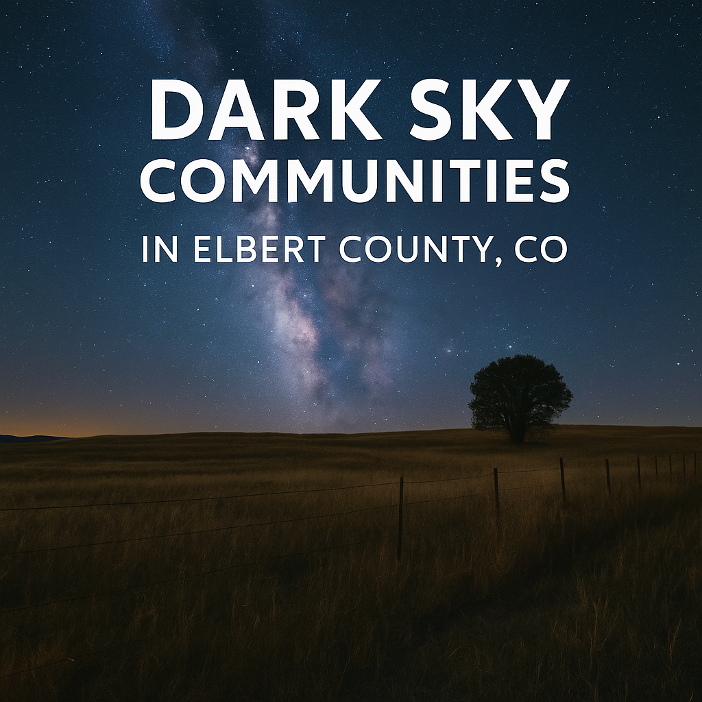 Dark Sky Communities in Elbert County, CO: A Guide for Buyers and Sellers